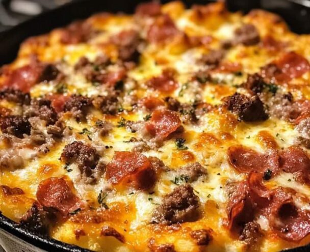 Loaded Meat Lover’s Pizza Casserole - Ukbiddingdirectory