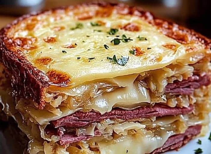 Savory Reuben Bake with Layers of Corned Beef - Ukbiddingdirectory