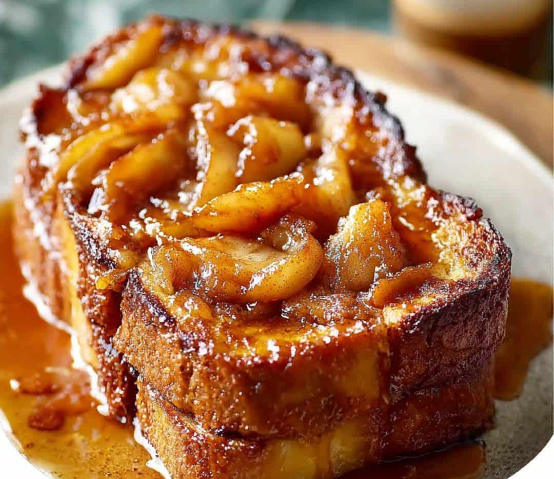 Golden French Toast with Caramelized Apples - Ukbiddingdirectory